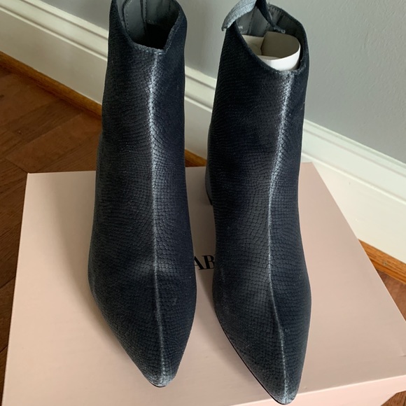 Shoe Dazzle | Shoes | Nib Slate Bluegrat Booties | Poshmark